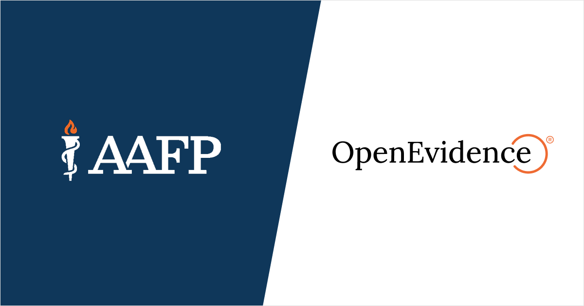 OpenEvidence Expands Access to AAFP’s Evidence-Based Family Medicine Guidance at the Point of ...
